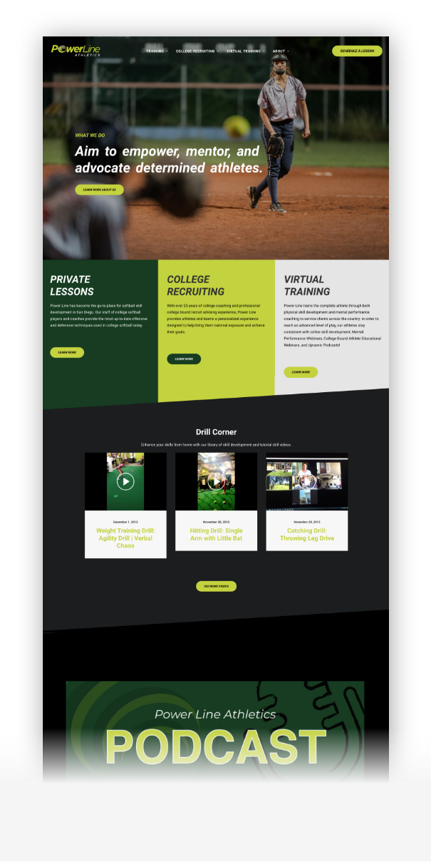 Powerline Athletics – Maxwell Creative Studio